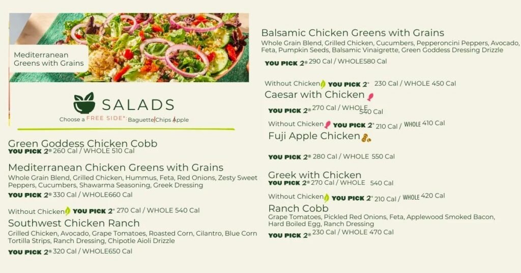 Panera Menu - Latest Updated July 2025